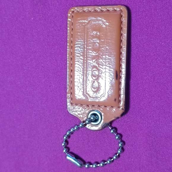Coach | Accessories | Authentic Pink Leather Coach Hang Tag | Poshmark